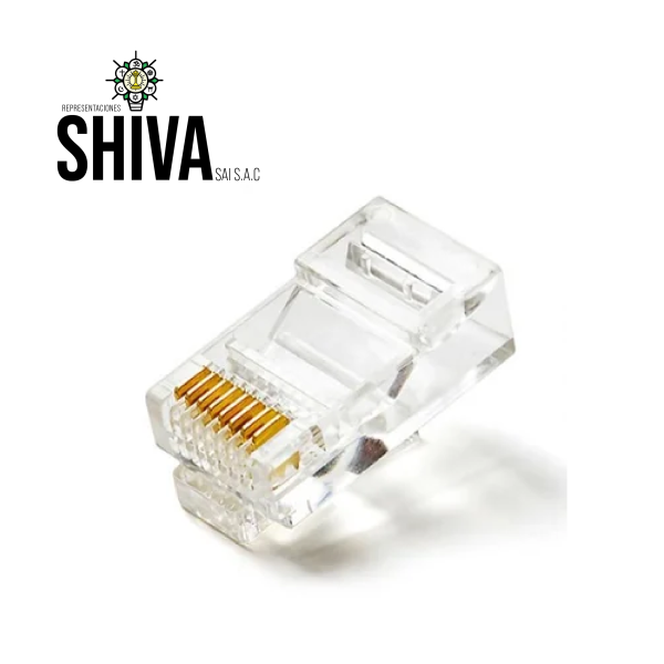 CONECTOR RJ45 CAT 5 PARA CABLE UTP – SATRA – Representaciones Shiva